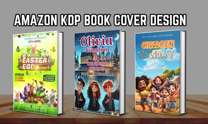 Do amazon kdp book cover design, kindle book cover design, amazon kdp ...