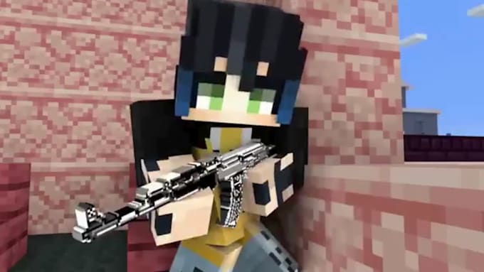 Create professional minecraft 3d models for cinematic video by ...