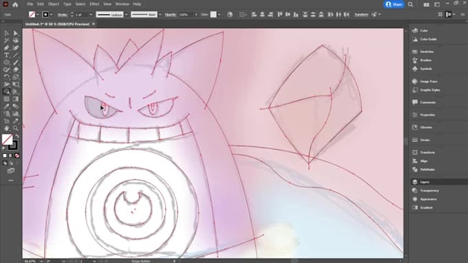 Draw a custom pokemon artwork in my unique artistic style by Exo1390 ...