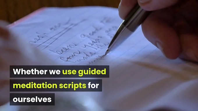 Write custom focused meditation script by Livoffthemat01 | Fiverr
