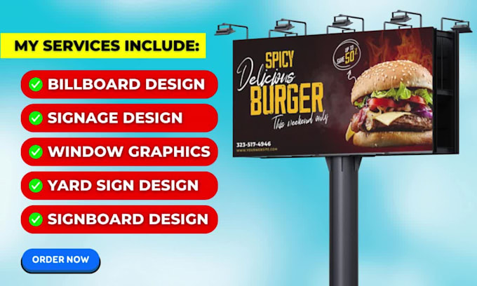 Design professional billboard, signage, signboard or yard sign by ...