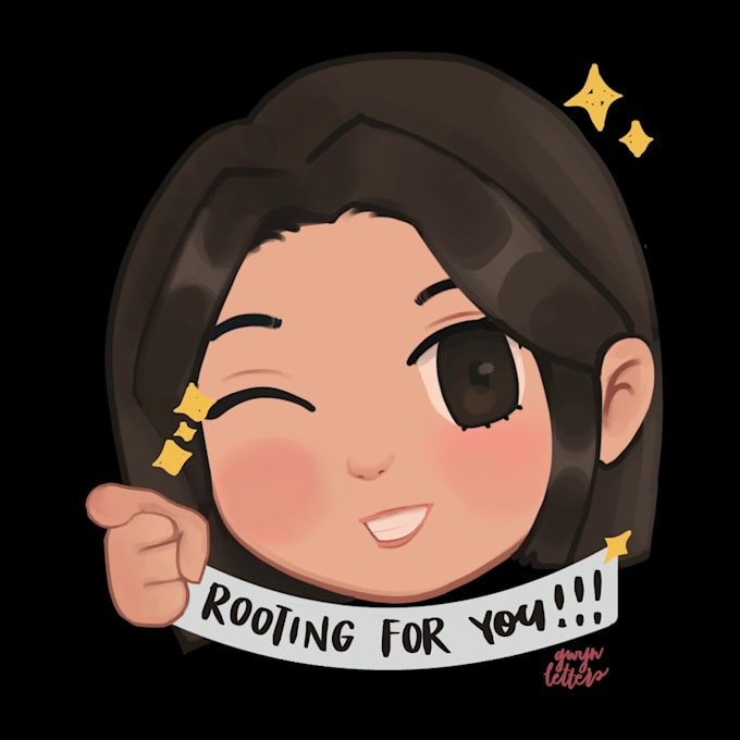 Draw your emotes and badges for twitch by Roz_arts | Fiverr