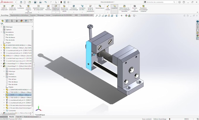 Design mechanical parts using solidworks software by Haitamzafine | Fiverr