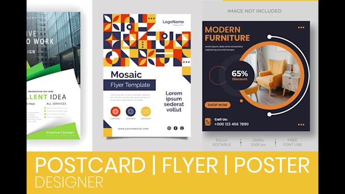 Create a promotional eddm postcard, poster, flyer design by Syd_babar ...