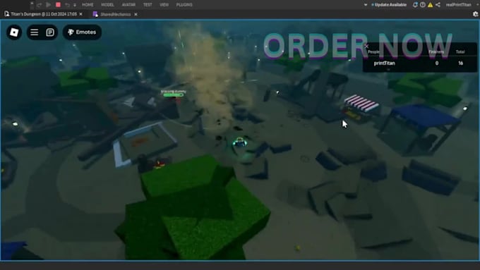 Make a well detailed vfx for your roblox game by Orlarm_kingsley | Fiverr