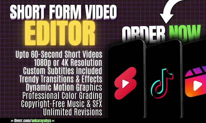 Edit short videos for reels, youtube shorts and tiktok by Ankarayahya ...