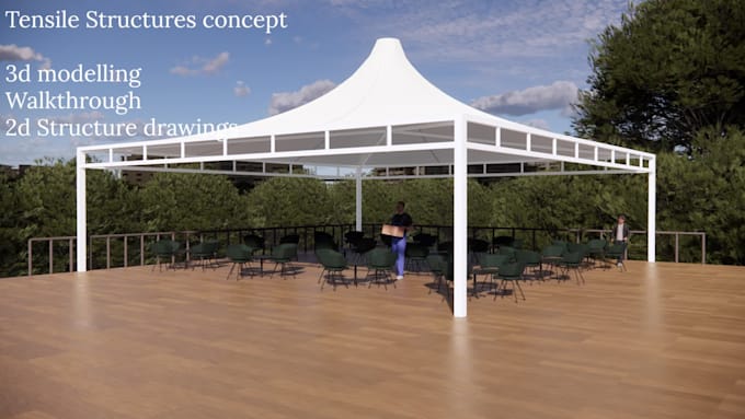 Model and render your tensile structure in sketchup by Design4imagine ...