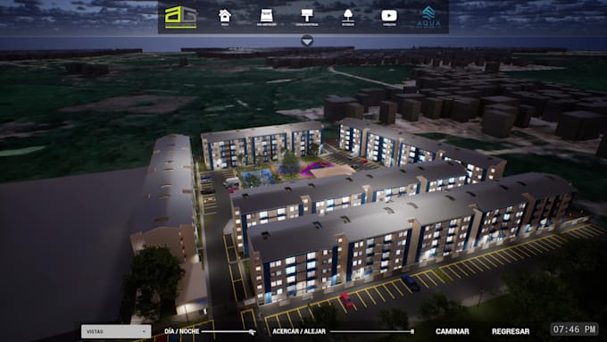 Mockup for digital screens for architecture in unreal engine by Virmotion | Fiverr