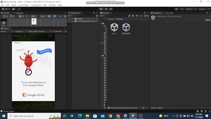 Develop game in unity 2d for android,ios and pc by Metkouniyahya | Fiverr