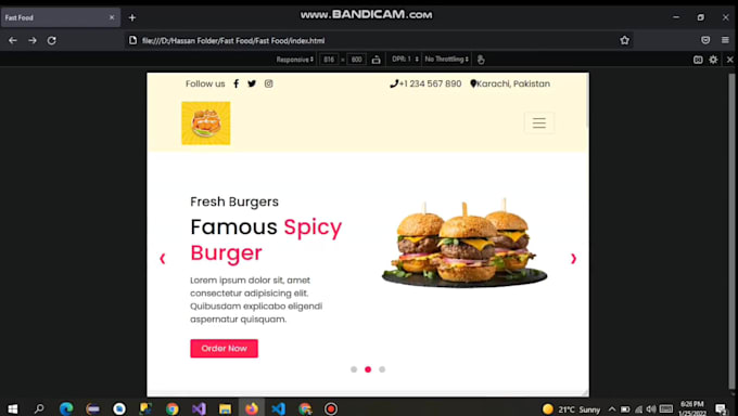 Design a super responsive website using html,css and js by Hassan_1311 ...