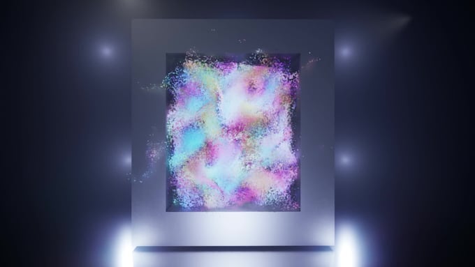 Code interactive art, media art, particle animation by Lunanane | Fiverr