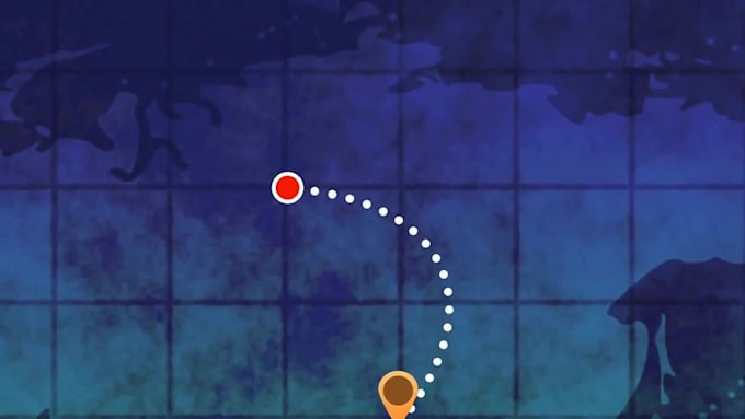 Create map animation travel map route map urban custom illustration ...