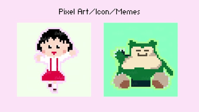 Create pixel art design, icon, memes for you by Lennon_ling | Fiverr
