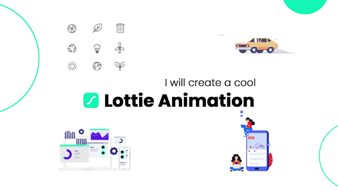 Make A Custom Animated Lottie Json For Web Or App Based On Your Vector 6724