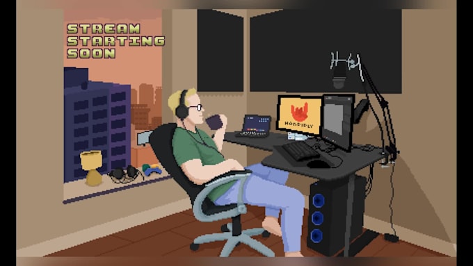 Create animated loading screen for your stream channel by Adzlanhilmy ...