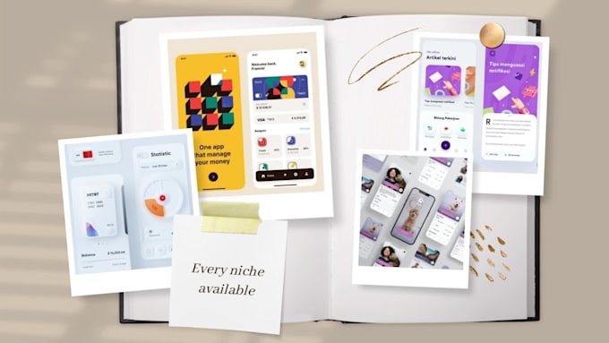 Design creative, unique and high quality website ui designs by ...