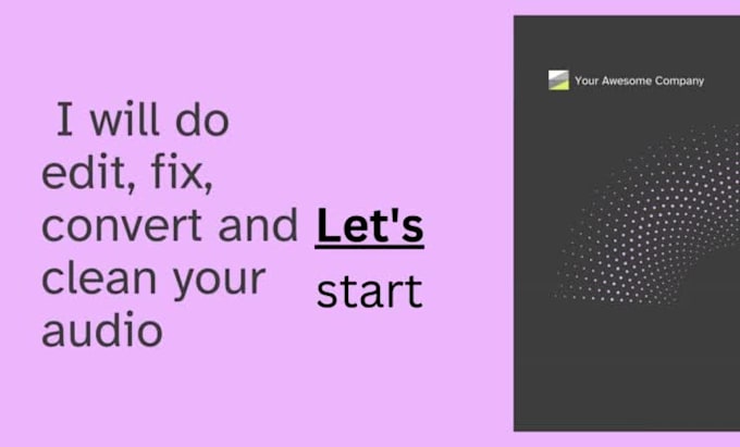 Do edit , fix, clean and convert video or audio by Luciferthestar | Fiverr