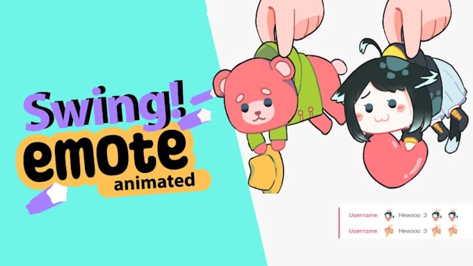 Animate your chibi to gifs by Iroha_works | Fiverr