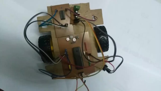 Design line follower robot using pic microcontroller by Ahmadyama | Fiverr
