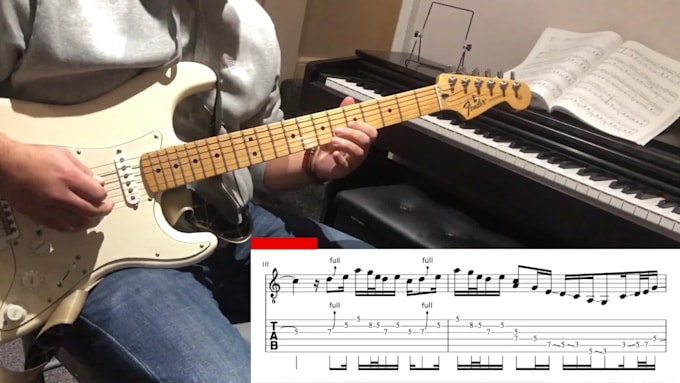 Transcribe anything on the guitar by Sullivanb1991 | Fiverr