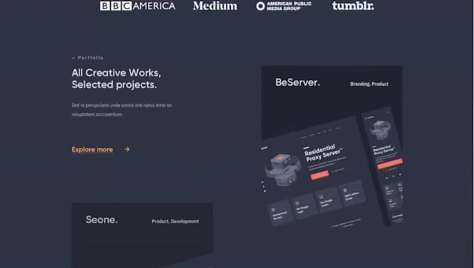 Design a modern personal portfolio website using wordpress by Nafee98 ...