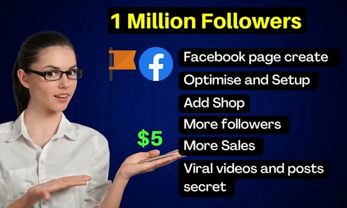 Create facebook page and increase followers viral page setup by ...