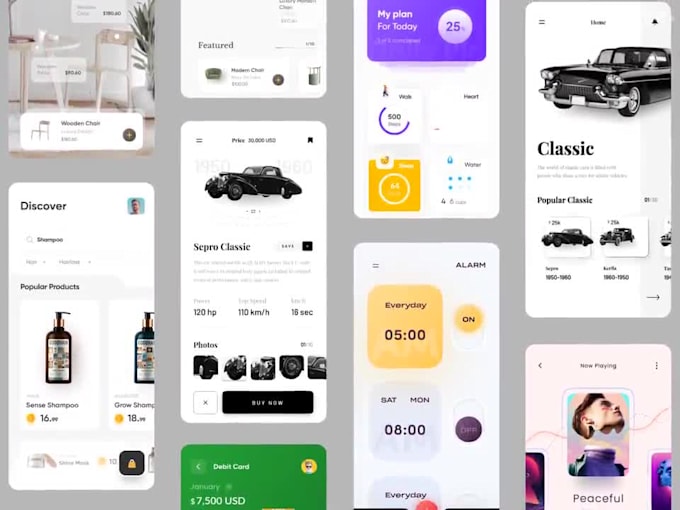 Design front end ui of the android app in xml android development by ...
