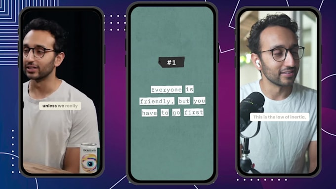 Edit ali abdaal style reels for you by Romaa_fl | Fiverr