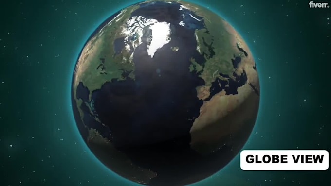 2d 3d map animation, map explainer video, travel, real estate, map ...