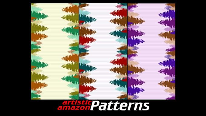 Do amazon pattern design for any surface by Splendid_3art | Fiverr