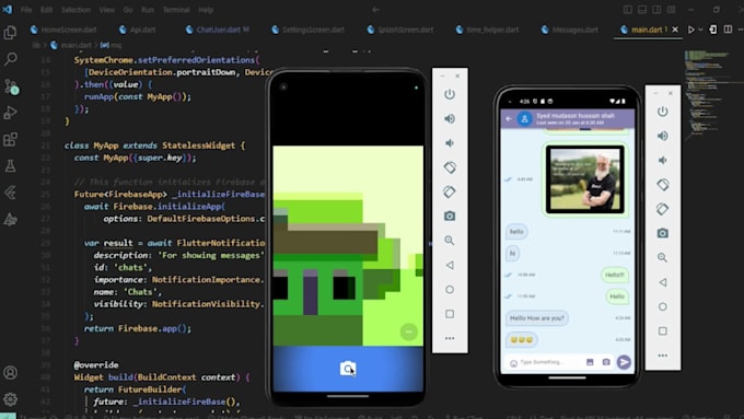 Create stunning flutter apps for your business by Mdsr_shah | Fiverr