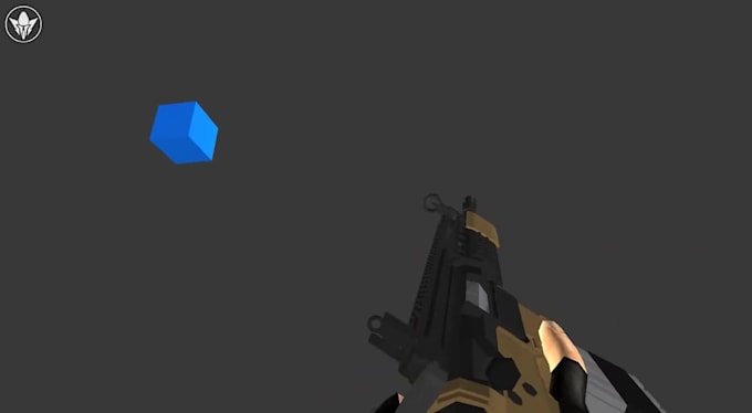 Render 3d gun model, 3d fps animation, 3d shooting game, viewmodel ...