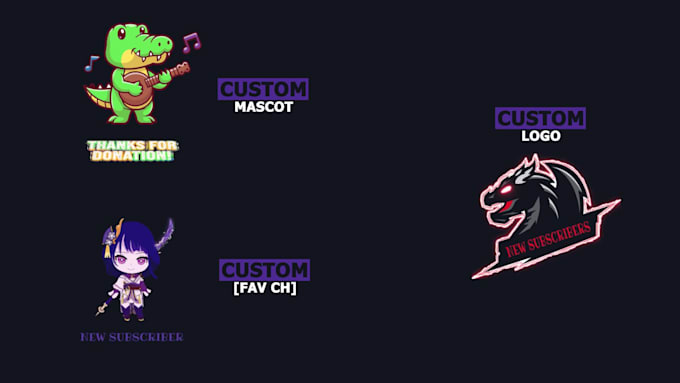 Make animated stream alerts for your steaming platform by Rxstudioid ...