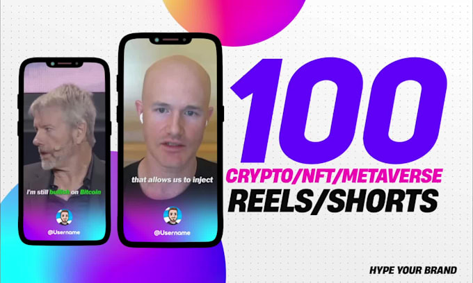 Create crypto, nft, metaverse instagram reels, youtube shorts by ...