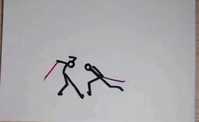 Draw stickman animation stick figure animate stickman characters stick ...