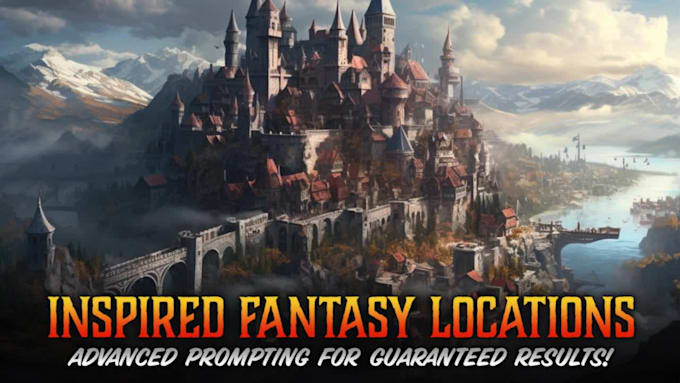 Create inspired fantasy art locations based on your ideas using ...