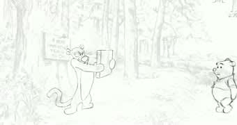 Do 2d traditional animation line art frame by frame hand drawn ...
