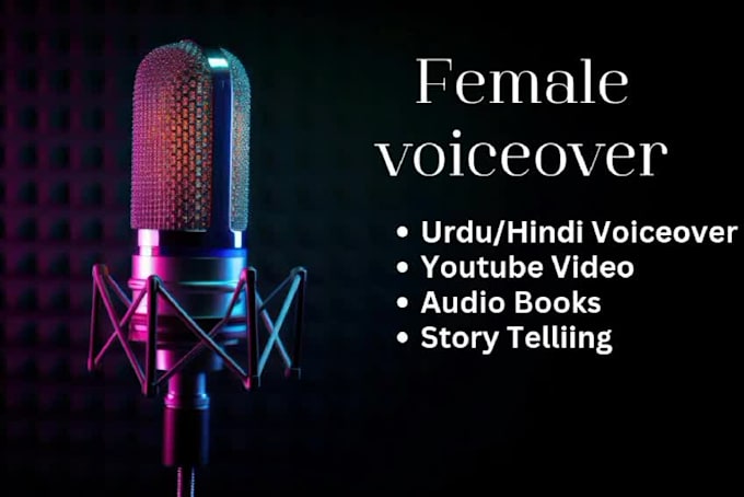 Record a female hindi, urdu voiceover by Farkhandaramzan | Fiverr