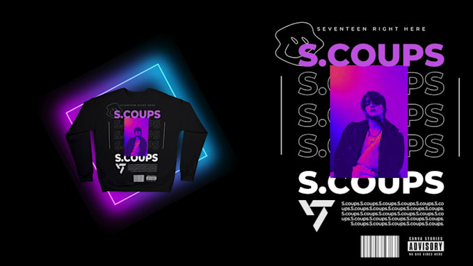 Create kpop inspired merch design by Valerycrdenas | Fiverr