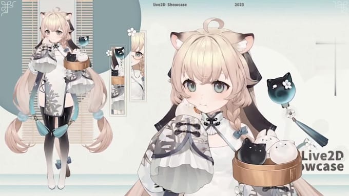 Do and rig 2d vtuber model, 2d vtuber, live2d vtuber model, 2d vtuber ...