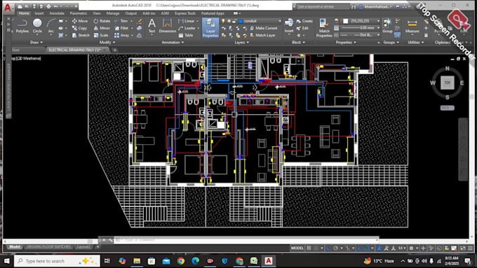 Electrical design installation for building drawing load details by Mshahzad234 | Fiverr