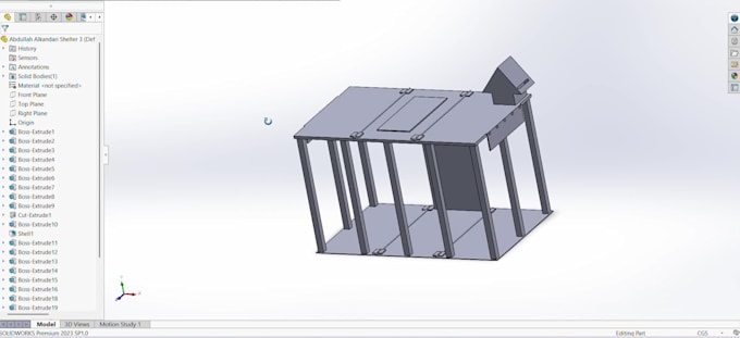 Draw for you 2d, 3d, make for you a simulation by Solidworksq88 | Fiverr