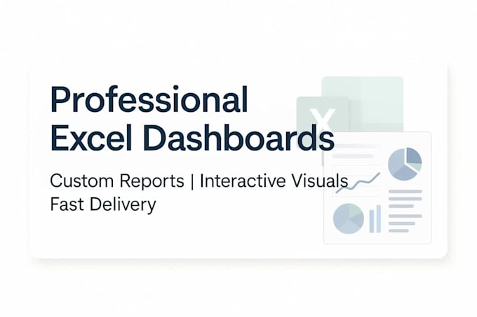 Create a custom dashboard in excel and power bi by Prashant_exc | Fiverr