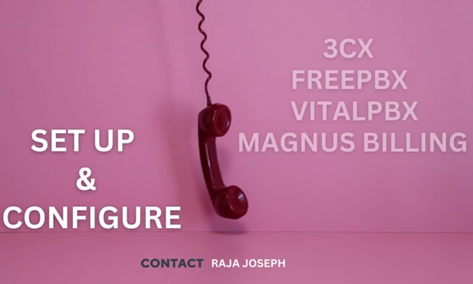 Set up freepbx, 3cx, vitalpbx, magnusbilling, and fusion by Raja_joseph ...