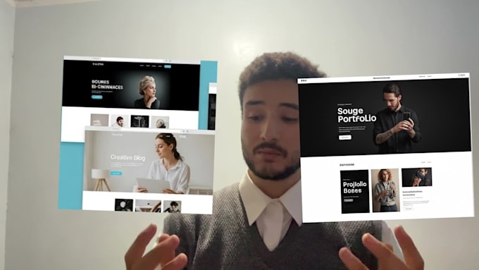 Design a personal portfolio website using wordpress by Mohamed_gamal_3 ...