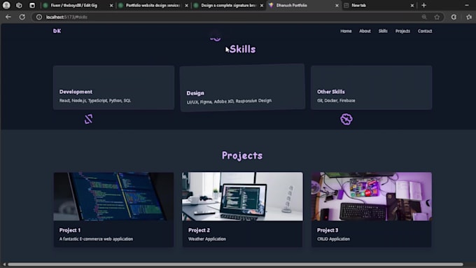 Create professional responsive portfolio website by Theboys08 | Fiverr
