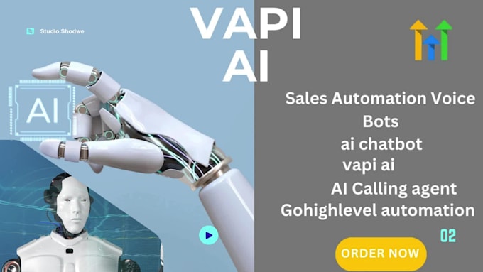 Build commercial vapi ai gohighlevel crm, vapi ai, gohighlevel vapi ai app by Alvainno | Fiverr