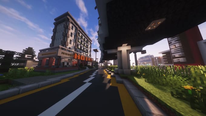 Build custom modern city in minecraft by Imxmanthan | Fiverr