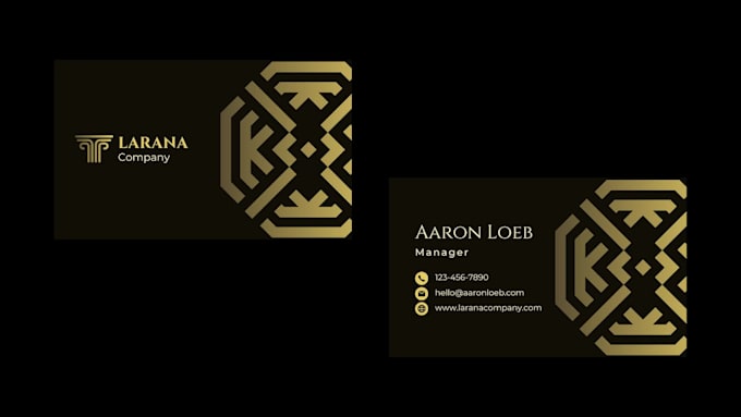 Create elegant, minimal, modern or luxury professional business card ...