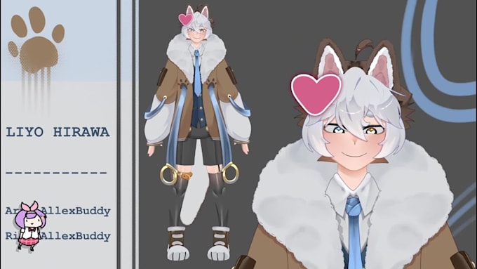 Make your vtuber model by Allexbud | Fiverr